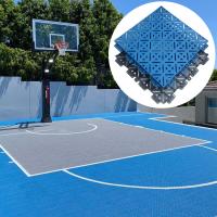 China RCHSFloor FIBA 3X3 Certified PP Interlocking Basketball Court Tiles 304.8x304.8x16.1mm Outdoor for sale