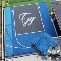 China FIBA 3x3 Certified Interlocking Sports Flooring Tiles 250x250x16mm Indoor Outdoor for sale
