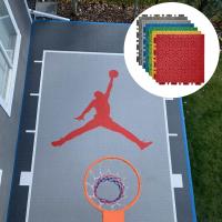 China PP Multi Sport Interlocking Tiles 340x340x18mm for Outdoor Indoor Pickleball Basketball Court for sale