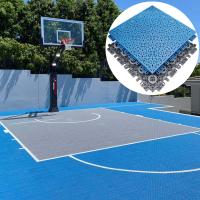 China Outdoor Modular Interlocking Sports Flooring Tiles for Pickleball Basketball Court 340x340mm for sale