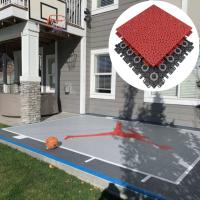 China Interlocking Sports Flooring Mat for Outdoor Basketball Pickleball Court 250x250mm for sale