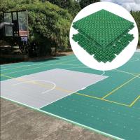 China RCHS 100% PP Interlocking Sports Court Flooring 250x250x16mm Indoor Outdoor Multi-Sport Tile for sale
