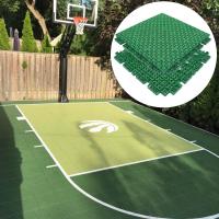China PP Interlocking Basketball Tennis Court Floor Tiles 250x250x15mm Outdoor Waterproof for sale