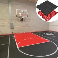China Interlocking Polypropylene Sport Tiles 34x34x1.8cm Waterproof Anti Slip Gym Playground Yoga Garden Pool for sale