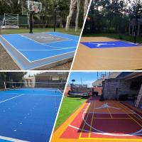 China Outdoor Sports Tiles with 32% Shock Absorption and 1.8cm Thickness for Gym and Playground Flooring for sale