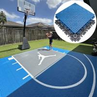 China Customized PP Interlocking Sports Tiles for Basketball Courts 340x340mm 595g for sale
