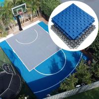 China TPE Interlocking Sport Tiles 250x250mm for Basketball Volleyball Courts for sale