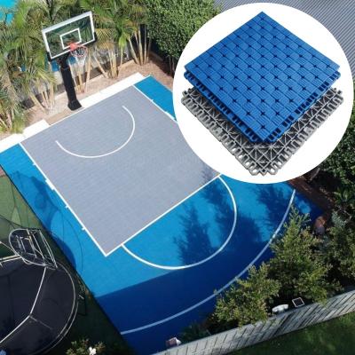 China TPE Interlocking Sport Tiles 250x250mm for Basketball Volleyball Courts for sale