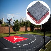 China 304.8x304.8mm Anti-Slip PP Interlocking Sports Floor Tile for Basketball Court 16.1mm for sale