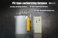 China Vertical Pit Type Industrial Gas Carburizing Furnace 35-115kW 1050°C with Custom Sizes for sale