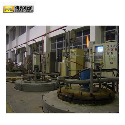 China Integrated Gas Quenching Carburizing Pit Furnace 950C 3 Ton with 35-115kW Power Range and Custom Sizes for sale