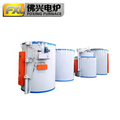China Vertical Industrial Gas Carburizing Quenching Furnace 35-115kW 1100℃ with 600-1200mm Working Height for sale