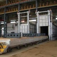 China 1100C Electrical Trolley Type Resistance Furnace with 65-320kW Power and 950-1100°C Temperature Range for Industrial Heat Treatment for sale