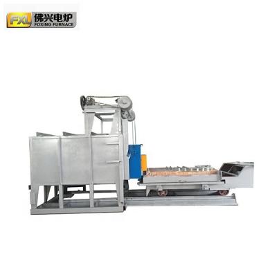 China Trolley Type Heat Treatment Resistance Furnace 1100°C Max Temperature for Steel Hardening Annealing Tempering for sale