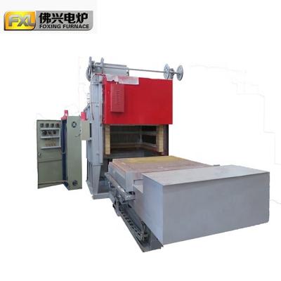 China PLC Batch Annealing Trolley Type Furnace 65-320KW 950-1100°C for Heavy Casting Steel Parts for sale
