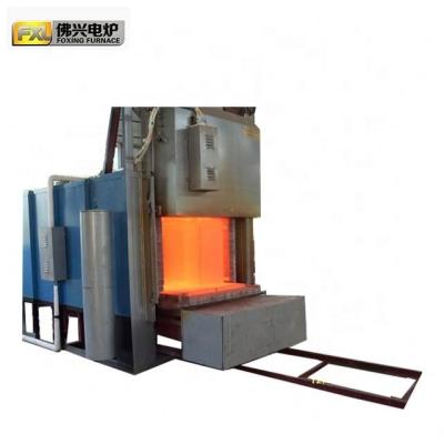 China Industrial Bogie Hearth Heat Treatment Furnace 8T 65KW Capacity 950-1100°C Temperature Range for sale