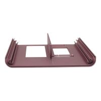 China Custom Stainless Steel Sheet Metal Fabrication with Laser Cutting Welding and Pink Powder Coat Oxidation for sale