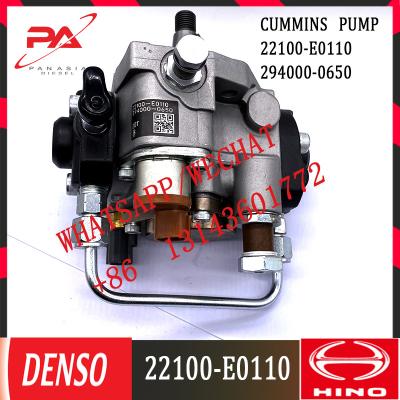 China Common Rail Diesel Fuel Injection Pump 294050-0651 294050-0652 for HINO 22100-E0110 6 Months Warranty for sale