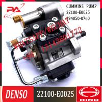 China DENSO HP4 Diesel Fuel Injection Pump 294050-0760 22100-E0025 for HINO J08E Engine for sale
