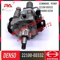 China Diesel Injection Pump 294000-0258 22100-E0332 High Pressure for HINO Engine for sale