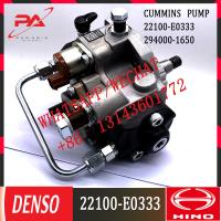 China DENSO HP3 Diesel Fuel Injection Pump 294000-1650 22100-E0333 for J05D Engine for sale