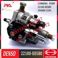 China DENSO HP3 Diesel Fuel Injection Pump 294000-1550 22100-E0580 for HINO Truck Excavator for sale