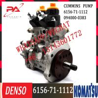 China DENSO Fuel Pump 094000-0383 6156-71-1112 for Komatsu PC400-7 PC450-7 SAA6D125E-3 Engine for sale