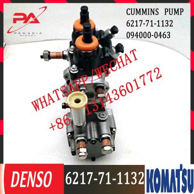 China DENSO 094000-0463 Fuel Pump 6156-71-1132 for Komatsu PC400-7 Excavator 6D125 Engine for sale