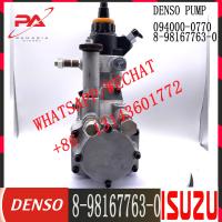China Common Rail Diesel Injection Fuel Pump 094000-0770 for ISUZU 6WG1 8-98167763-0 for sale