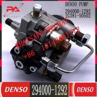 China DENSO HP3 Diesel Fuel Injection Pump 294000-1292 OEM 1G381-50502 for Excavator Truck for sale
