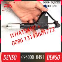 China 095000-0491 Original Common Rail Fuel Injector Denso 23670-30400 12 Months Warranty for sale
