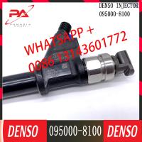 China DENSO Common Rail Injector 095000-8100 0950008100 for HOWO A7 VG1096080010 for sale