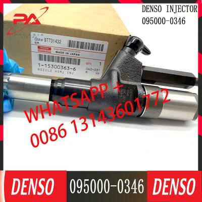 China Genuine Diesel Injector 095000-0346 for ISUZU 6TE1 1-15300363-5 1-15300363-6 for sale
