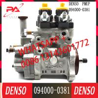 China DENSO HP0 Fuel Injection Pump 094000-0381 for Komatsu PC450-7 SAA6D125E-3 Engine 6156-71-1110 for sale
