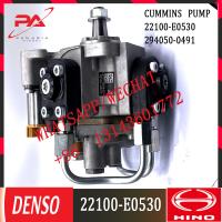 China DENSO HP4 Diesel Fuel Injection Pump 294050-0491 22100-E0530 for Hino YM7 Excavator for sale