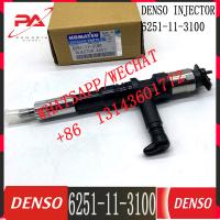 China Komatsu PC450-8 Excavator 6D125 Fuel Injector 6251-11-3100 095000-6070 for sale