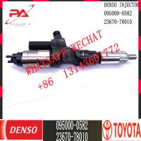 China DENSO Diesel Common Rail Injector 095000-0582 for Toyota 23670-78010 12V for sale