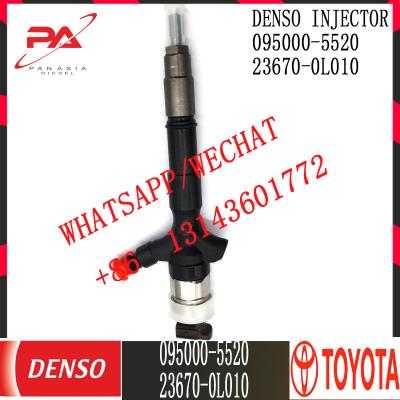 China DENSO Diesel Common Rail Injector 095000-5520 for Toyota 23670-0L010 12V for sale