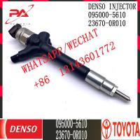China DENSO Diesel Common Rail Injector 095000-5610 for Toyota 23670-0R010 12V for sale