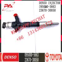 China DENSO Diesel Common Rail Injector 095000-5663 for Toyota 23670-30050 12V for sale