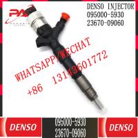 China DENSO Diesel Common Rail Injector 095000-5930 for Toyota 23670-09060 12V for sale