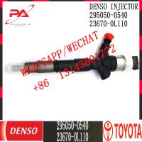 China DENSO Diesel Common Rail Injector 295050-0540 for Toyota 23670-0L110 12V for sale