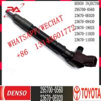 China DENSO Diesel Common Rail Injector 295700-0560 for Toyota 23670-0E020 12 Months Warranty for sale