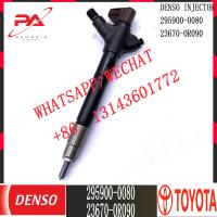 China DENSO Common Rail Diesel Fuel Injector 295900-0080 for Toyota 23670-0R090 12V for sale