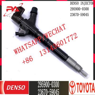 China DENSO Diesel Common Rail Injector 295900-0300 for Toyota 23670-59045 12 Month Warranty for sale
