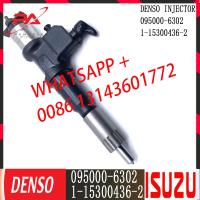 China DENSO Diesel Common Rail Injector 095000-6302 for ISUZU 1-15300436-2 12 Month Warranty for sale