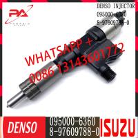 China DENSO Diesel Common Rail Injector 095000-6360 for ISUZU 8-97609788-0 12 Month Warranty for sale