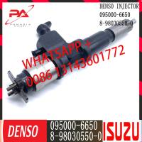 China DENSO Diesel Common Rail Injector 095000-6650 for ISUZU 8-98030550-0 12 Month Warranty for sale