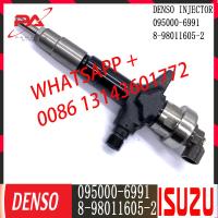 China DENSO Diesel Common Rail Injector 095000-6991 for ISUZU 8-98011605-2 12V for sale