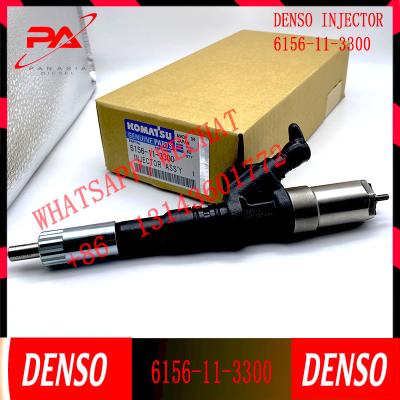 China 6D125 Excavator Fuel Injector Nozzle Assy 6156-11-3300 095000-1211 for PC400-7 PC450-7 for sale